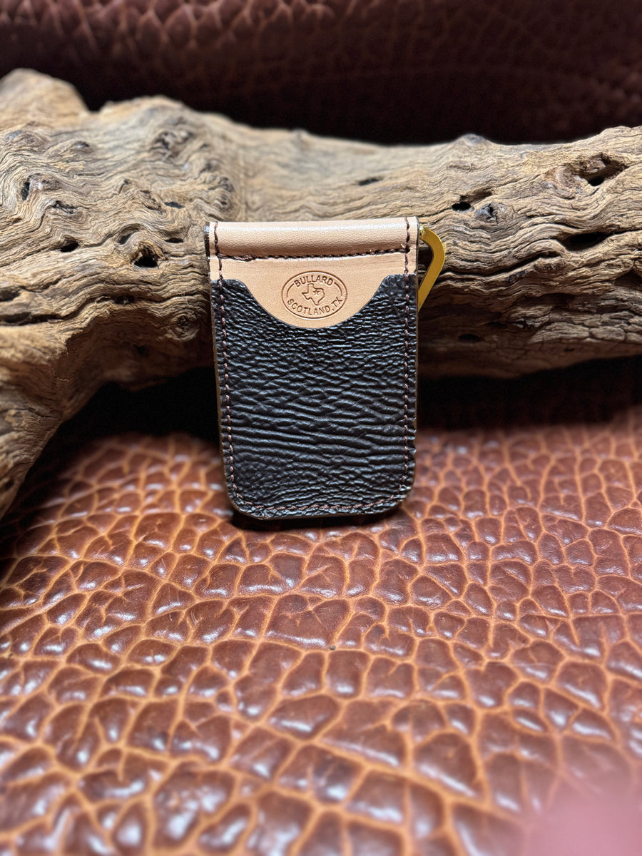 Genuine Shark Skin Cowboy Wallet- Dark Brown – Bullard Leather Mfg.